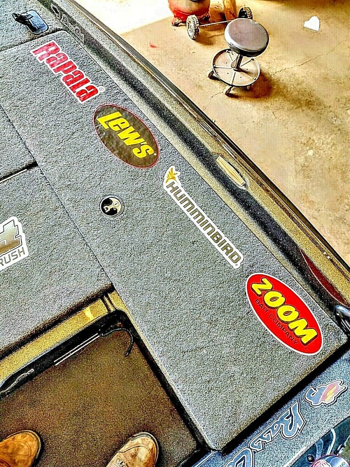 ST. CROIX RODS BASS BOAT CARPET DECALS GRAPHICS BONUS DECAL!! FREE ...