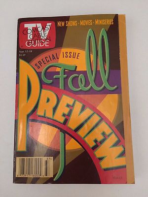 TV Guide Fall Preview 1998 Good Condition | eBay