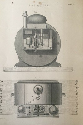 Antique Gas Meter Print Engraving C1880's Victorian Industrial | eBay