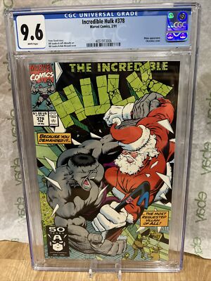 Incredible Hulk #378 CGC 9.6 White Pages Rhino app Rare | eBay