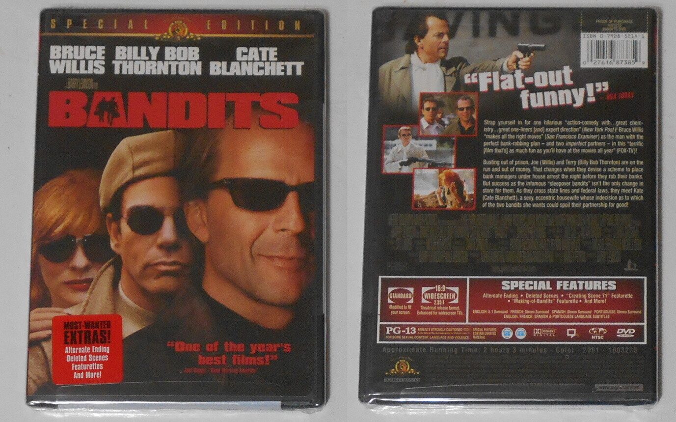 Bandits movie - Bruce Willis, Billy Bob Thornton, Cate Blanchett sealed ...