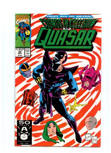 Quasar #24 - Marvel Comics (1991) 1st app. Infinity Gemini mailer | eBay