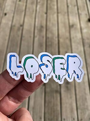 Loser Sticker Water Bottle Phone Sticker Laptop Sticker | eBay