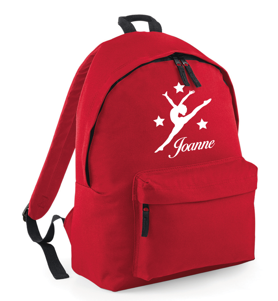 Personalised School Backpack Bag Kids Any Name Text Rucksack PE Kit ...