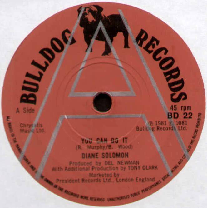 [ROGER GREENAWAY] DIANE SOLOMON ~ YOU CAN DO IT ~ 1981 UK "DEMO" VINYL ...