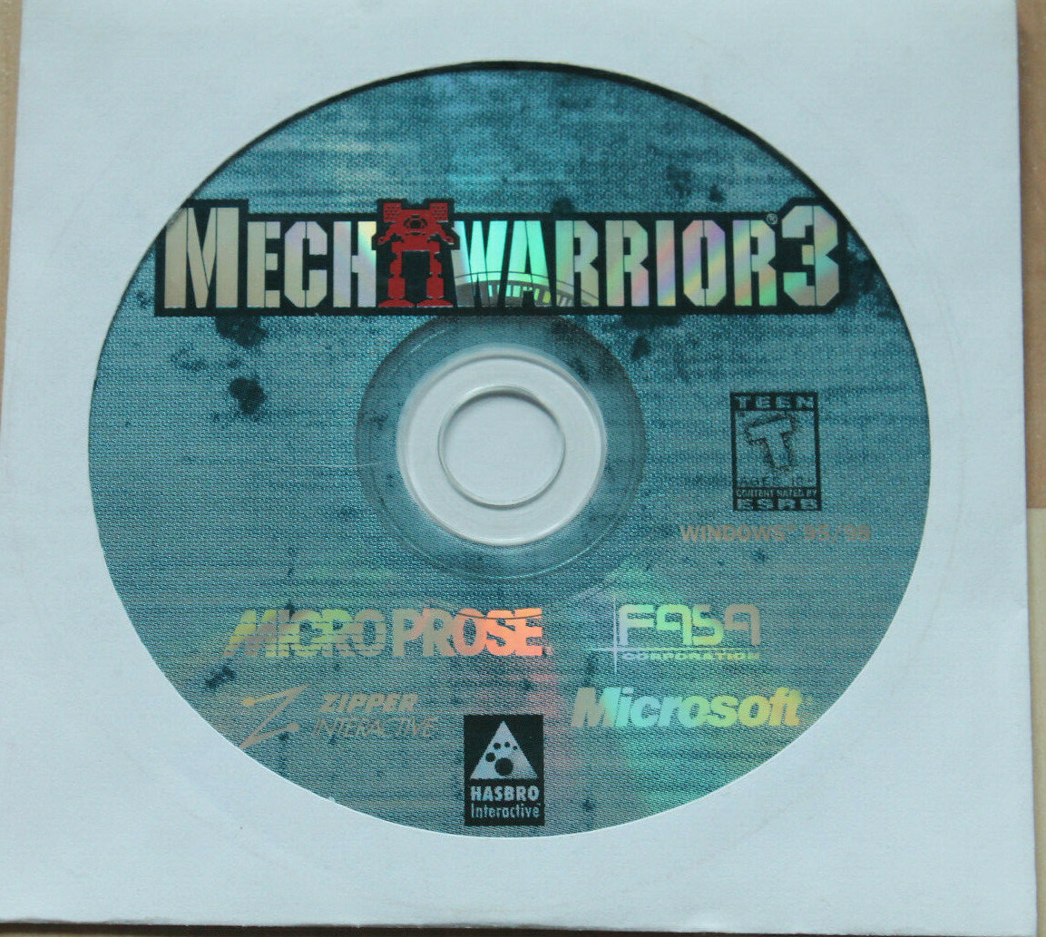 MechWarrior 3 Microsoft MicroProse Hasbro PC game Windows 95/98 1999 | eBay