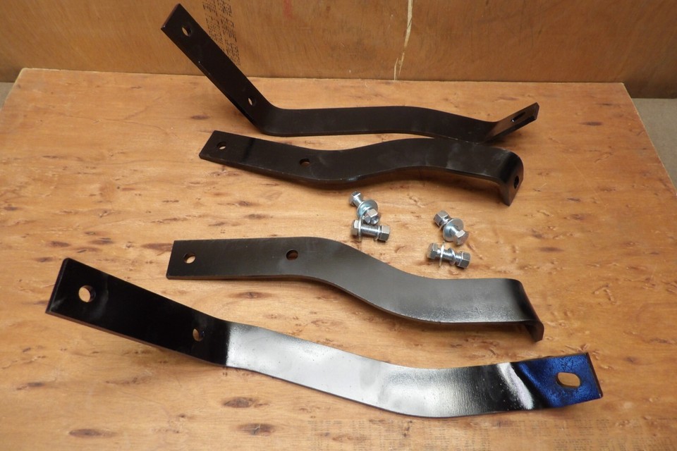 1955-1959 Chevy 3100 GMC Pickup Stepside Rear Bumper Brackets 55 2nd 56 ...