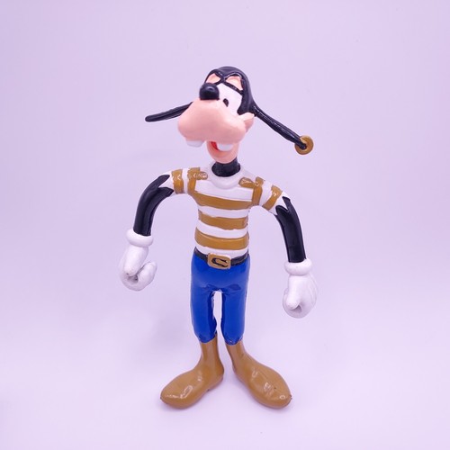 Vintage Walt Disney Arco Goofy 6" Pirate Bendy Bendable Figure Figurine ...