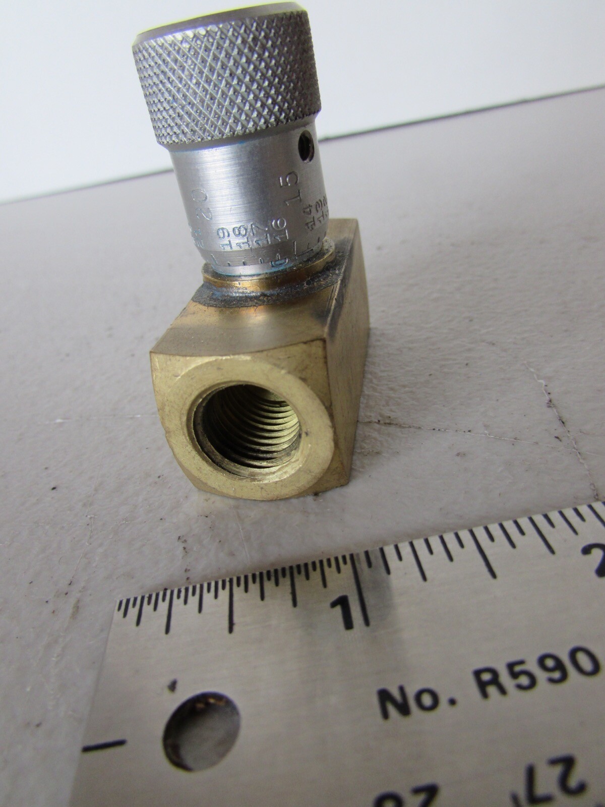 Rego M&M TMN250B JM Micrometer Adjustable Contol Needle Valve Made in ...