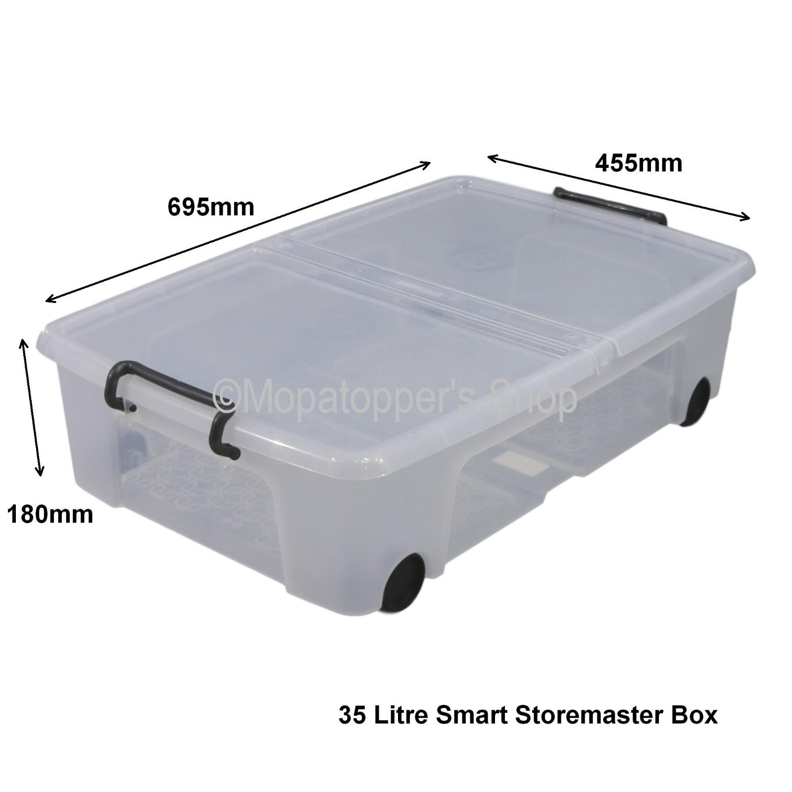 British Made Smart Box Clear Plastic Storage Boxes With Lids - Choice ...