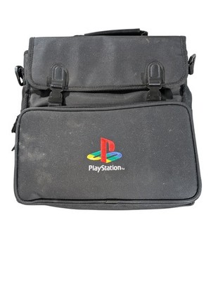 Vintage Sony PlayStation PS1 Black Travel Carry Case Bag Console Games ...