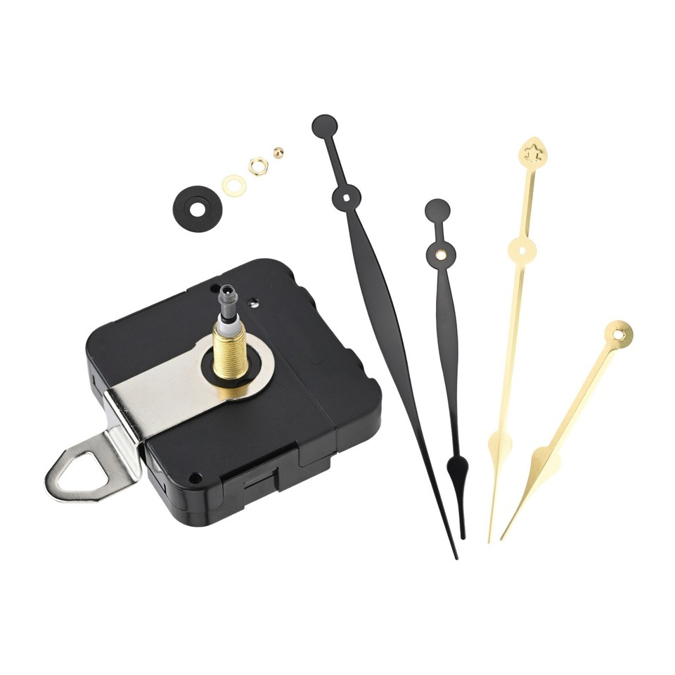 Wall Clock Movement Replacement DIY Kit with Long Shaft for Various ...