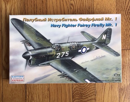 EASTERN EXPRESS 1/72 SCALE NAVY FIGHTER FAIREY FIREFLY MK 1 #72273 ...