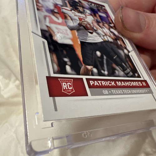 2017 Panini Score Patrick Mahomes II Rookie RC Card #403 Kansas City ...