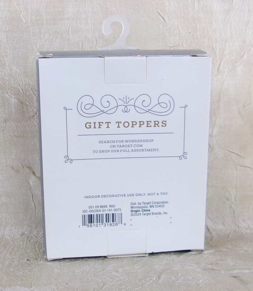 1 Wondershop Brand Two Christmas Tree Gift Topper Sets New - SEE ...