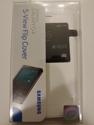 SAMSUNG OEM S-VIEW FILP COVER CASE - SAMSUNG GALAXY S5 - WHITE | eBay