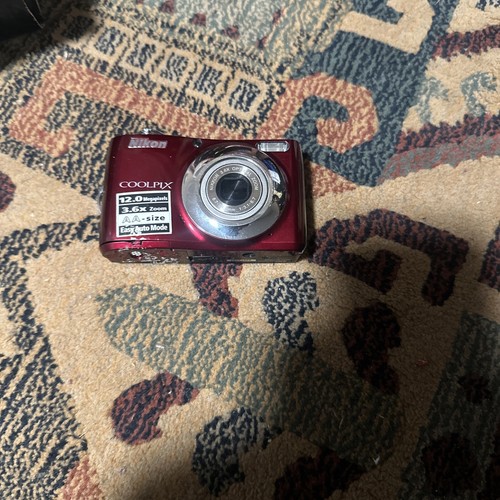 Nikon COOLPIX L22 12 MP 3.6x Optical Zoom Digital Camera, Red | eBay