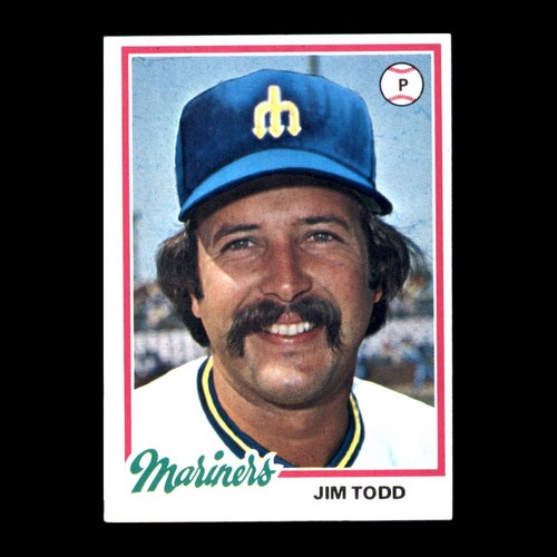 Jim Todd 1978 Topps Seattle Mariners #333 Set Break NICE! | eBay