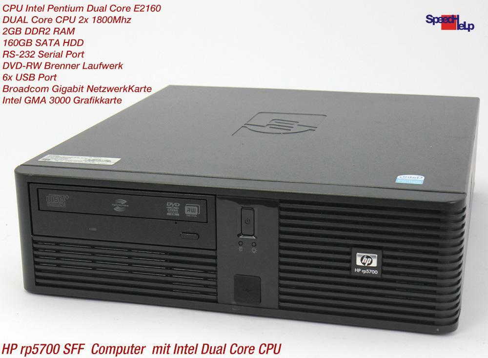 Business System HP Compaq RP5700 Computer PC Windows XP 7 RS-232 ...