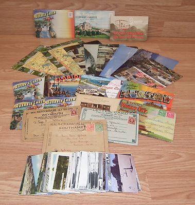 Mixed Random LOT of Big Postcards, Mini Postcards & Post Card Picture ...