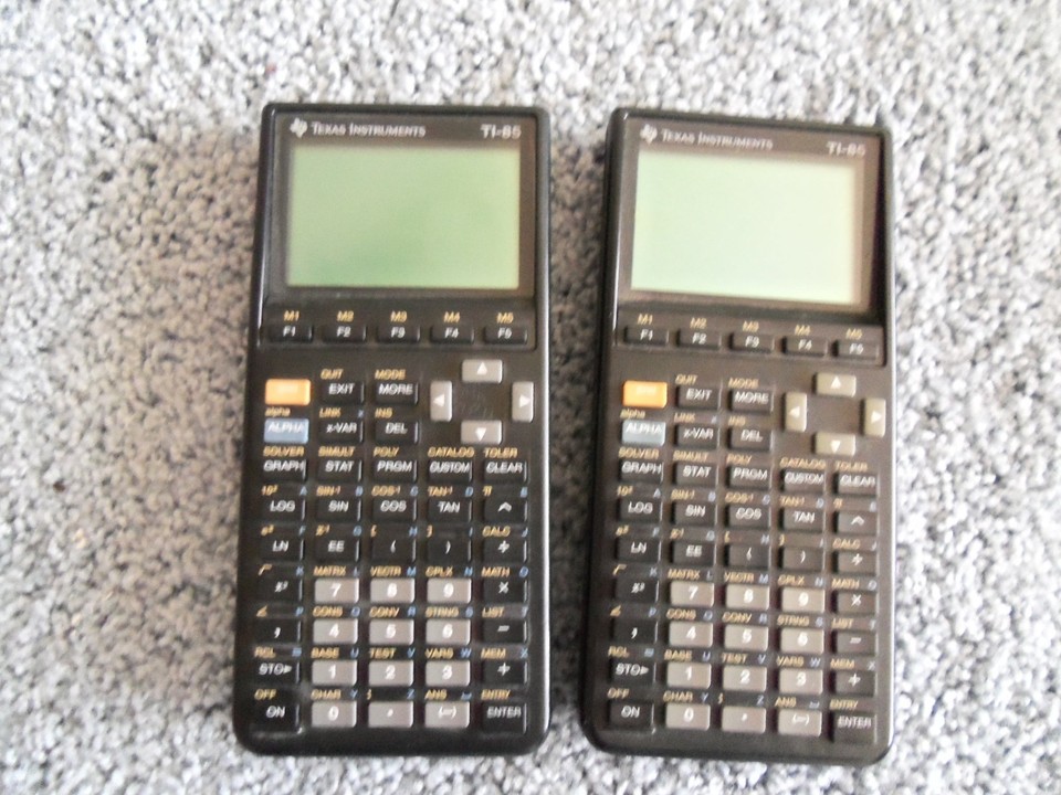 Lot 2 texas instrument ti-85 calculators | eBay
