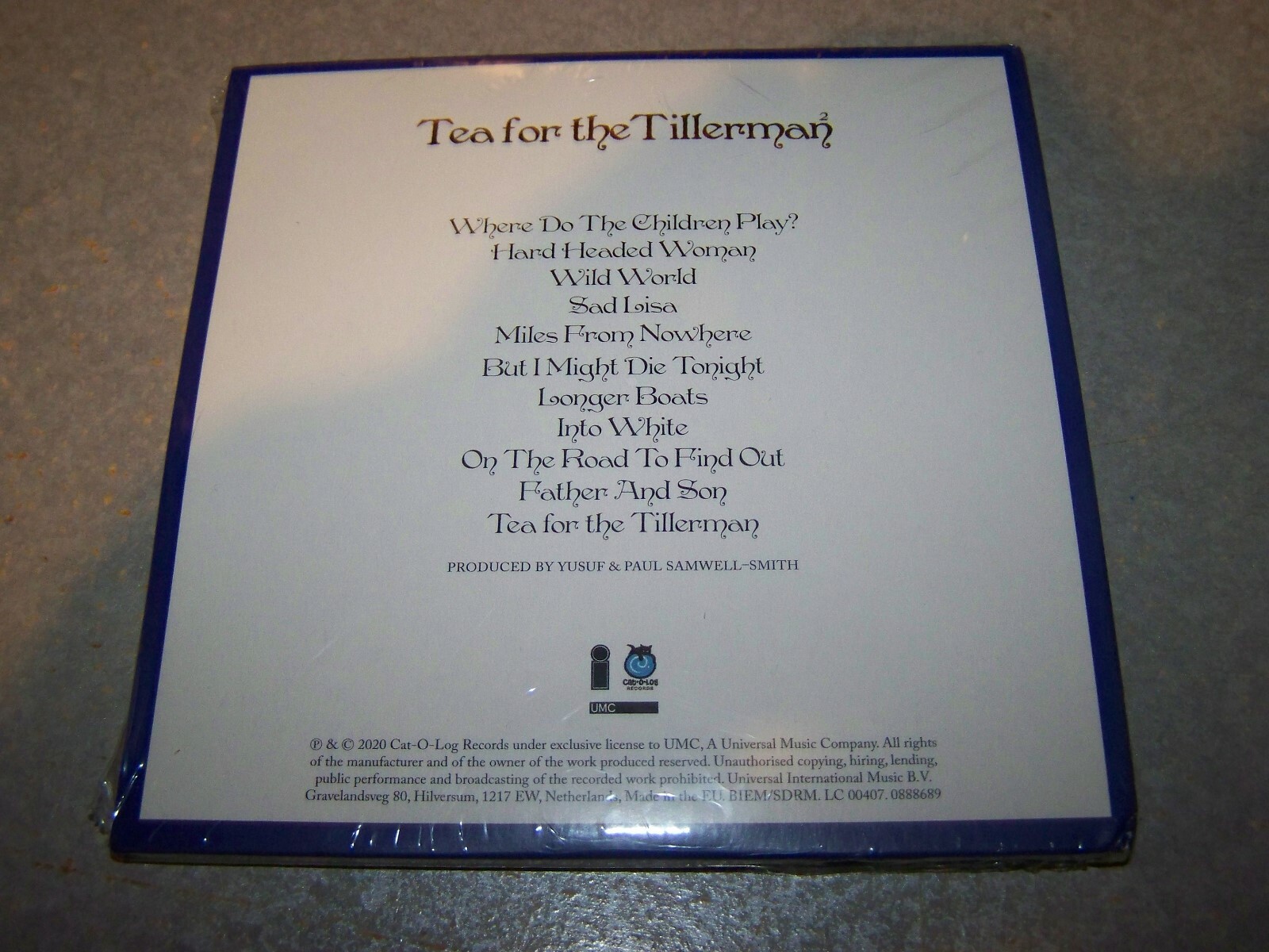 YUSUF ISLAM TEA FOR THE TILLERMAN 2 E.U. IMPORT OF REDUN ENTIRE LP | eBay