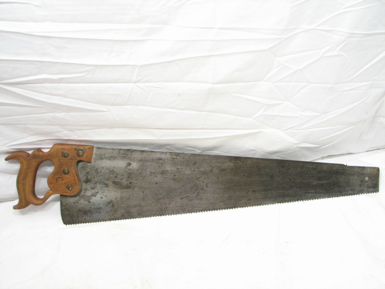 Early Disston & Sons No. 7 Panel Rip Hand Saw Wood Tool 5/2 PPI Cast ...