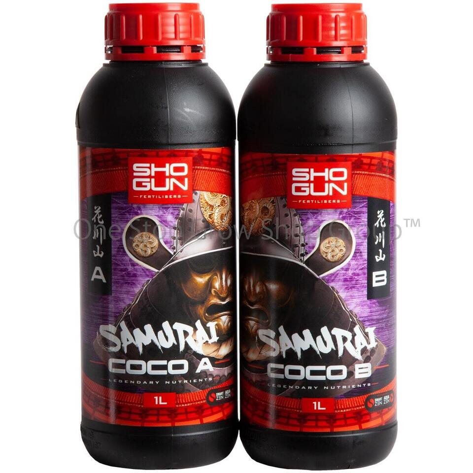 Shogun Samurai Coco A&B – Premium Nutrients for Coco-Based Growing | eBay UK