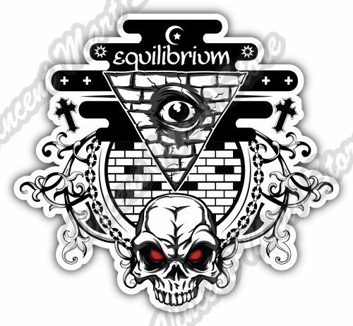Equilibrium Eye Providence Masonic Gift Idea Car Bumper Vinyl Sticker ...