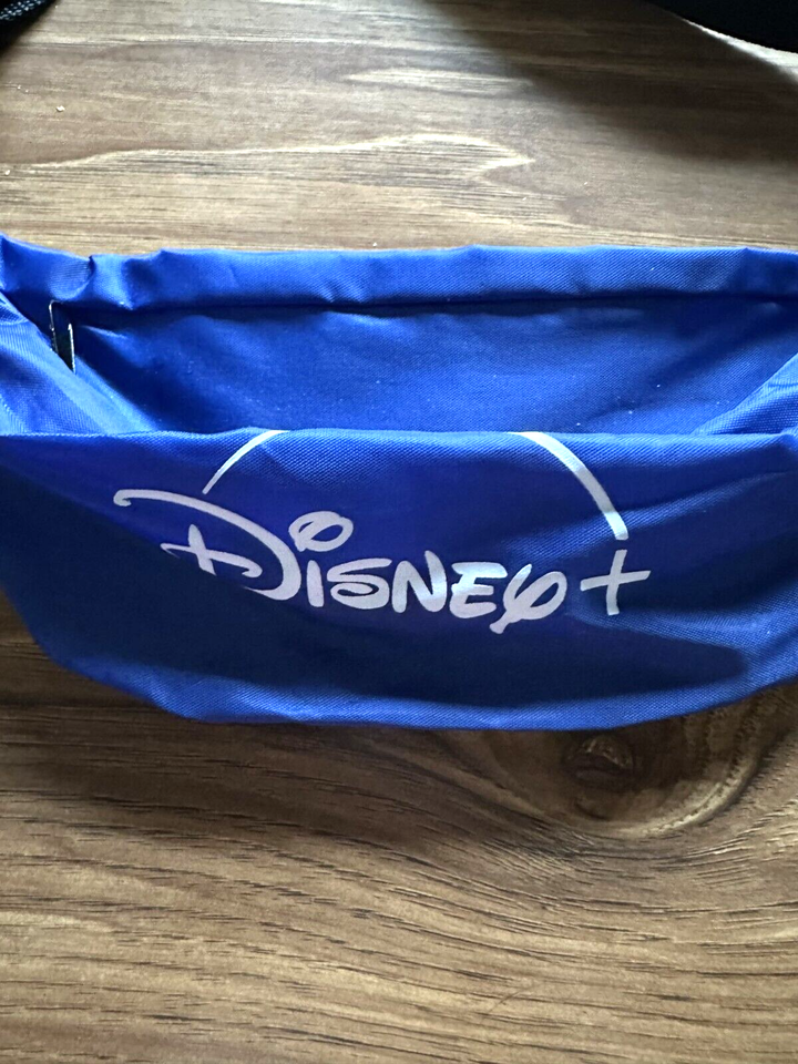 BRAND NEW! DISNEY+ BLUE ZIPPERED FANNY BACK BAG WITH ADJUSTABLE 28 ...