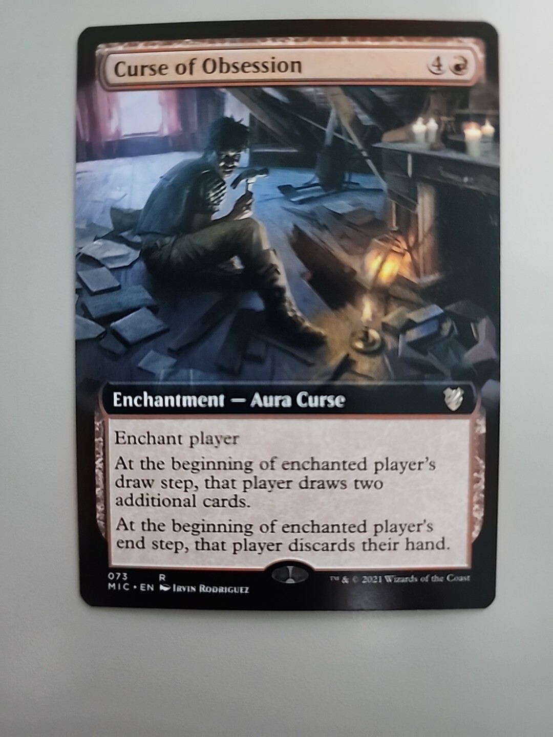 MTG Curse of Obsession Commander: Innistrad: Midnight Hunt 073 ...