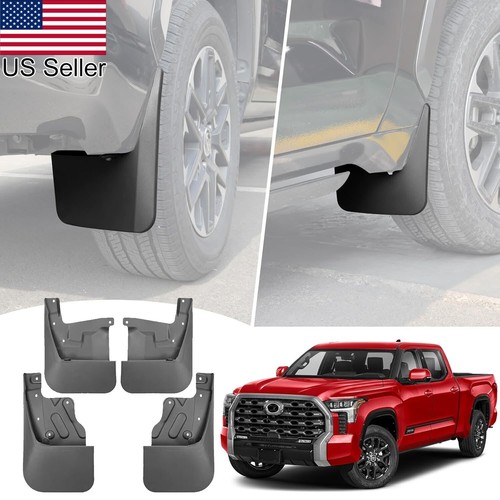 4Pcs Front Rear Mud Flaps Splash Guards Mudguard For Toyota Tundra 2022 ...