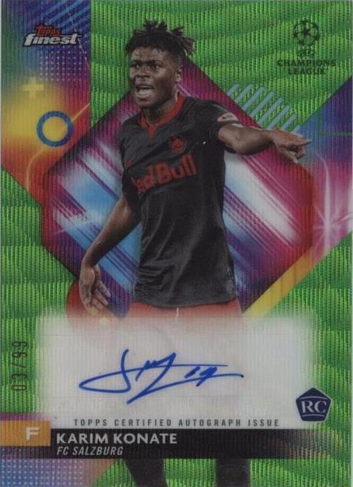 2023-24 Topps Finest UEFA Club Competitions - Autographs Karim Konate # ...