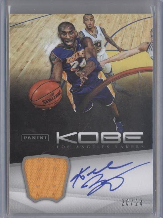 2012-13 Panini Kobe Anthology - Memorabilia Autographs Kobe Bryant #17 ...