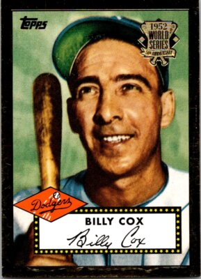 2002 Topps #52R-13 Billy Cox 1952 Reprints | eBay