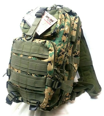 MARPAT Digital Camo ASSAULT PACK Tactical Military Style Backpack w ...