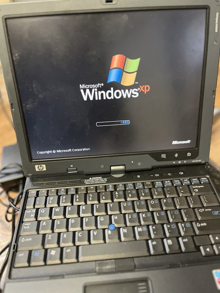 Vintage HP Compaq tc4200 Tablet PC 12.1” Touchscreen Retro Convertible ...