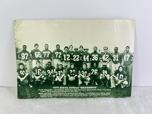 Steve Largent Doug Long Signed Seattle Seahawks Alaska Airlines ...