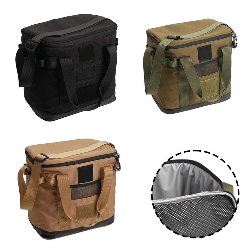 Insulated Picnic Bag Thermal Carrier Reinforced Stitching For Beach ...