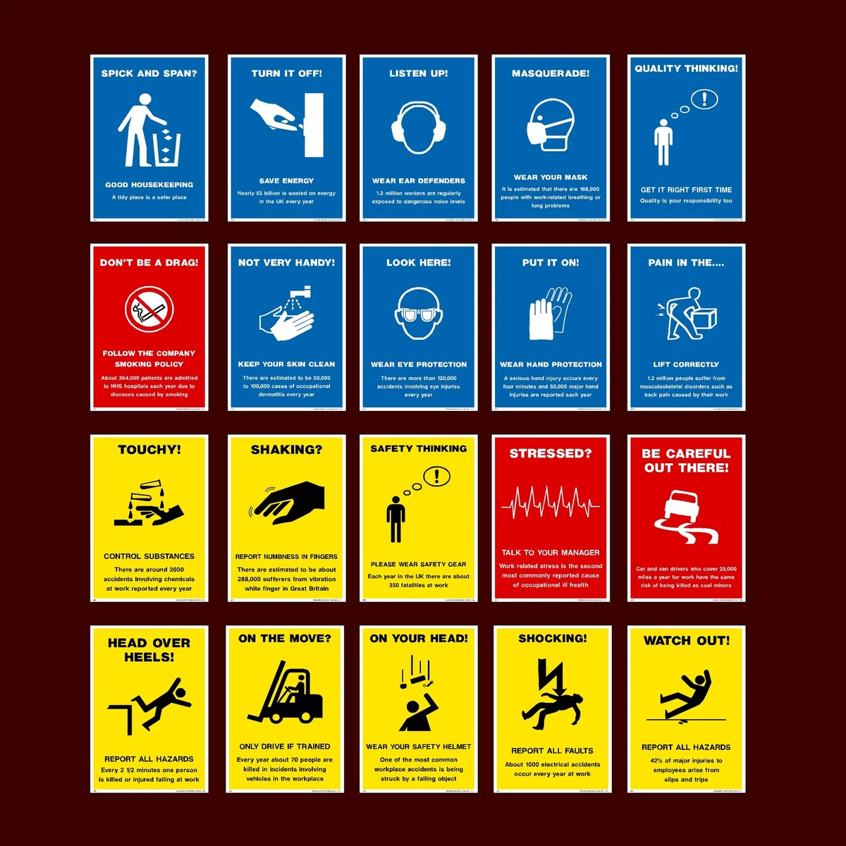 Electrical Safety Signs Poster