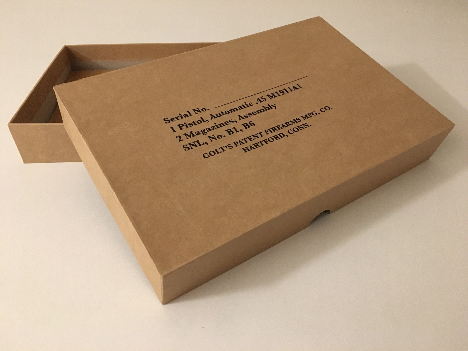 Malette boite COLT M1911A1 U.S. ARMY Kraft Box Colt 1911 ww2 US USA 39 ...