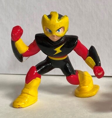 Vintage Mega Man Elec Man 1995 Bandai Capcom Mini Miniature Toy 2” PVC ...