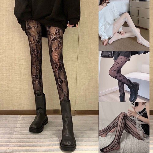 Out Womens Sock Punk Style Tights Pantyhose Net stockings Fishnet ...