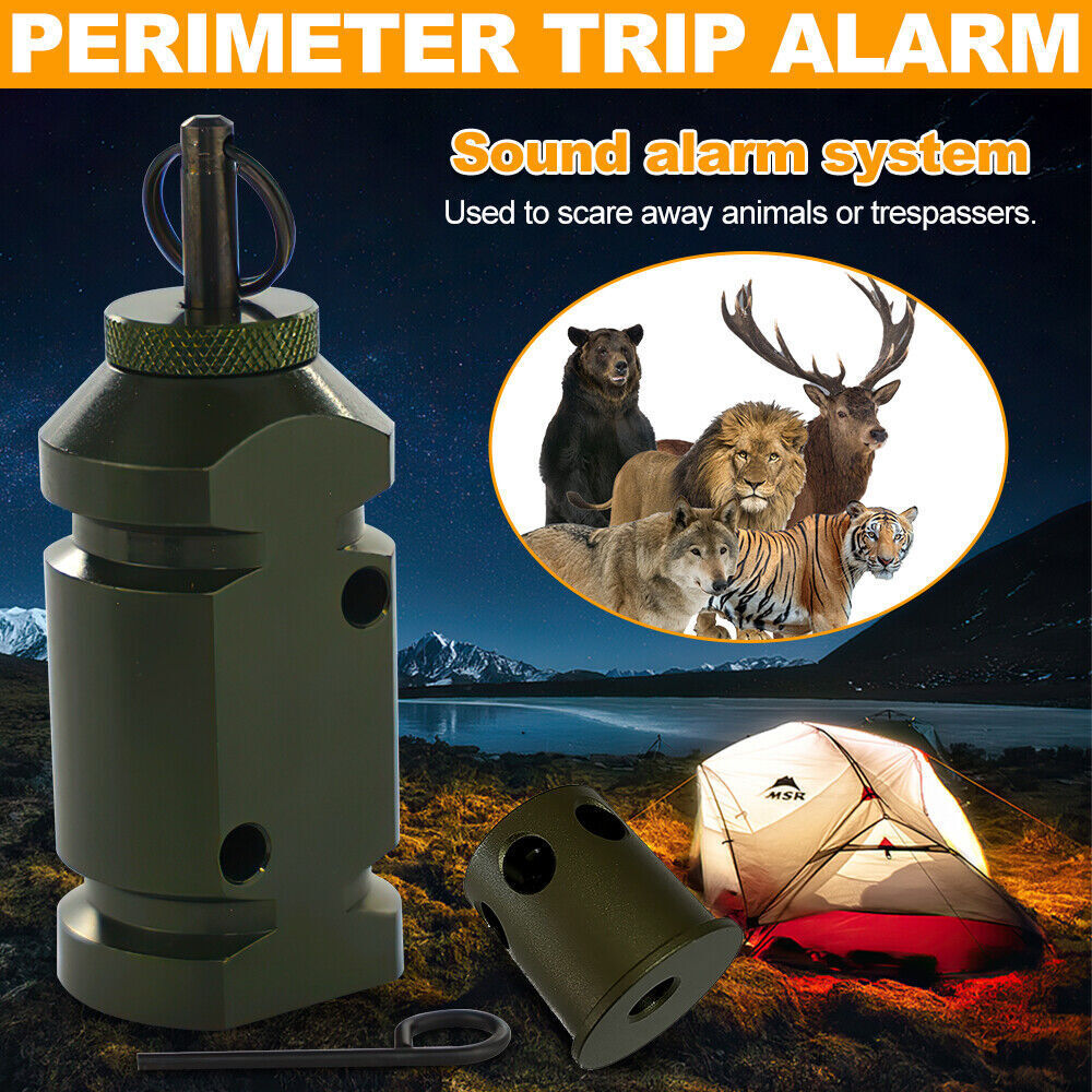 Perimeter Trip Alarm Aluminum Alloy Camp Safe Perimeter Trip Wire Alarm ...