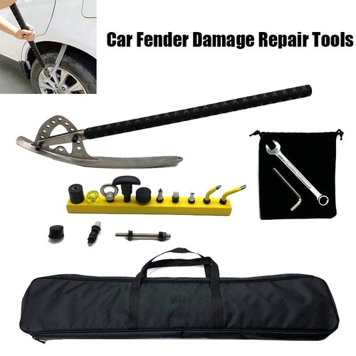 Car Fender Damage Repair Tools Angle Adjustable Auto Dent Removal Kits ...