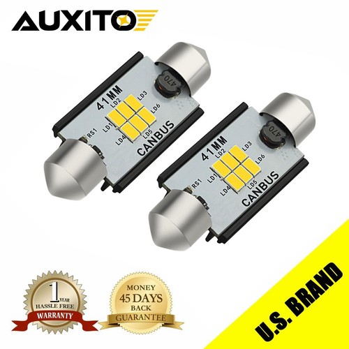 578 212-2 561 41MM LED White Bulb Canbus Fit Xenon for Courtesy/ Dome ...