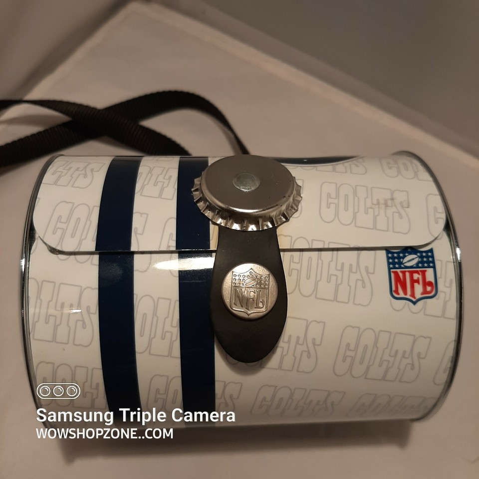 NFL Indianapolis Colts Metal License Plate Dome Purse Crossbody Little ...