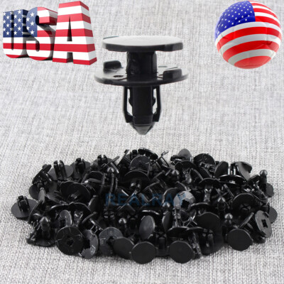 50 x Bumper Splash Shield Hood Engine Push Clip Screw Rivet for Nissan ...