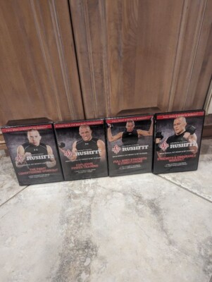4 Georges Pierre RUSHFIT workout fitness DVD lot fight conditioning ...