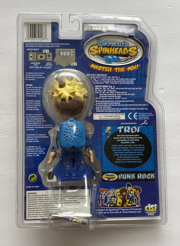 DJ Skribble’s Spinheads Troi Punk Rock DSI Electronics 2003 #59003 | eBay